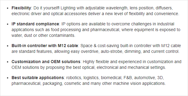 Effilux产品 | 产品信息 | CCS株式会社(CCS Inc.)